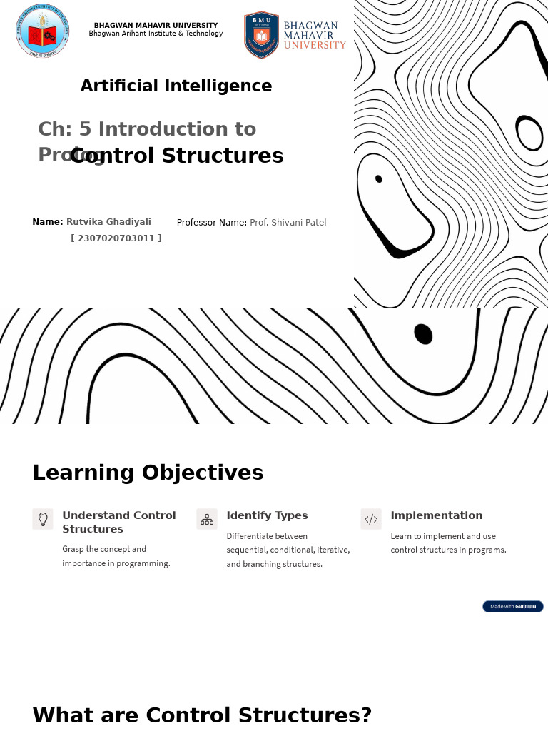 Control Structures of Programming | PDF | Control Flow | Software Engineering