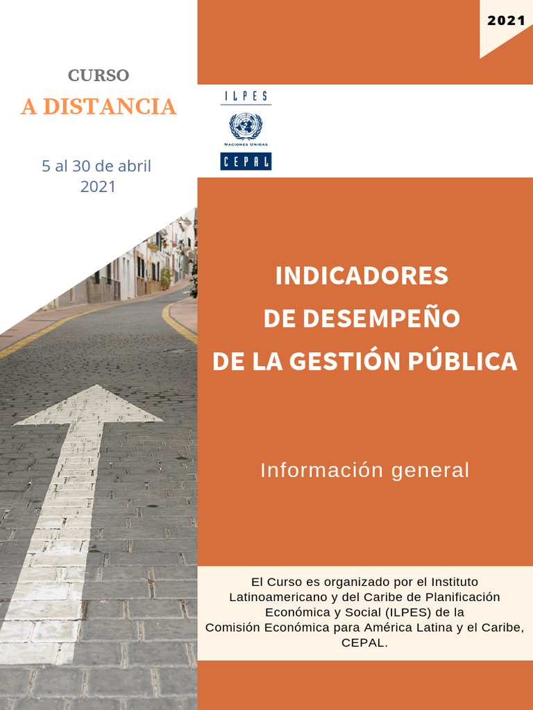 ILPES - Indicadores de Desempeno de La Gestión Publica 2021 | PDF | Administración Pública