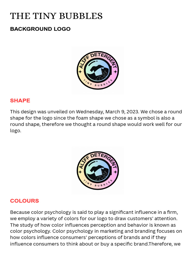 The Tiny Bubbles | PDF