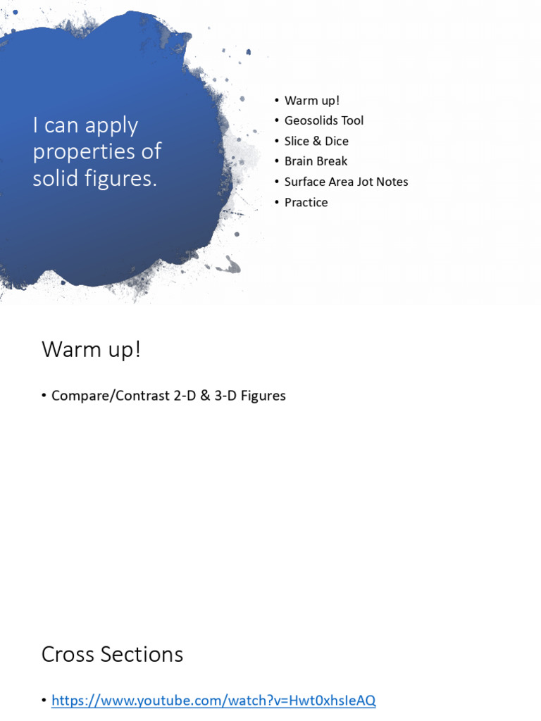 Solids & Surface Area 2022 | PDF