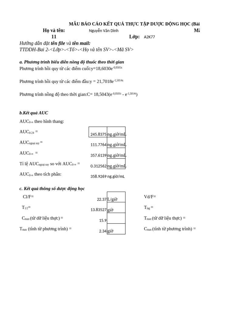 Ttddh Bai 2 a2k77 Tổ 11 Nguyễn Văn Dinh 2201174 | PDF