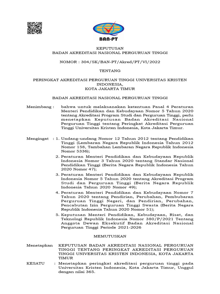 #SK Dan SERTIFIKAT AIPT UKI 2022-UNGGUL | PDF