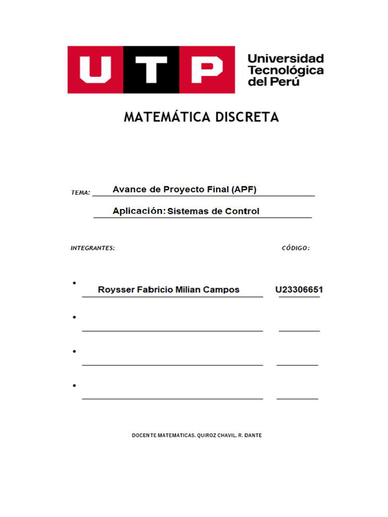 Avance de Proyecto Final - Roysser Fabricio Milian Campos | PDF | Vértice (teoría de grafos ...