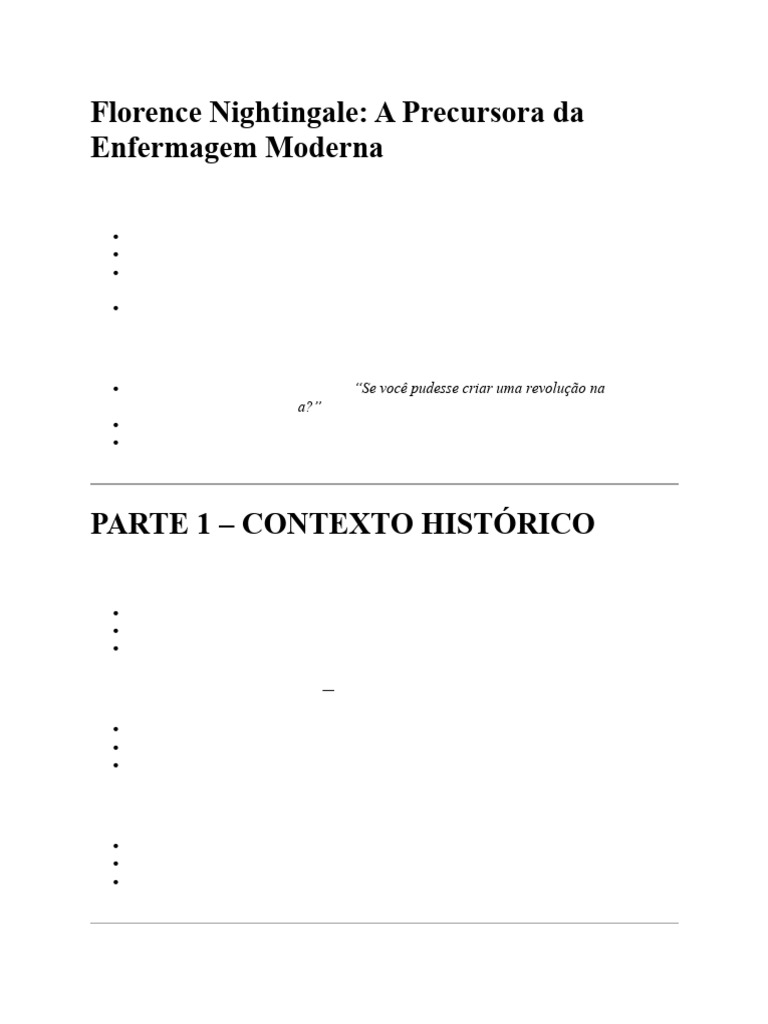 Aula 03 Florence Nightingale | PDF | Florence Nightingale | Enfermagem