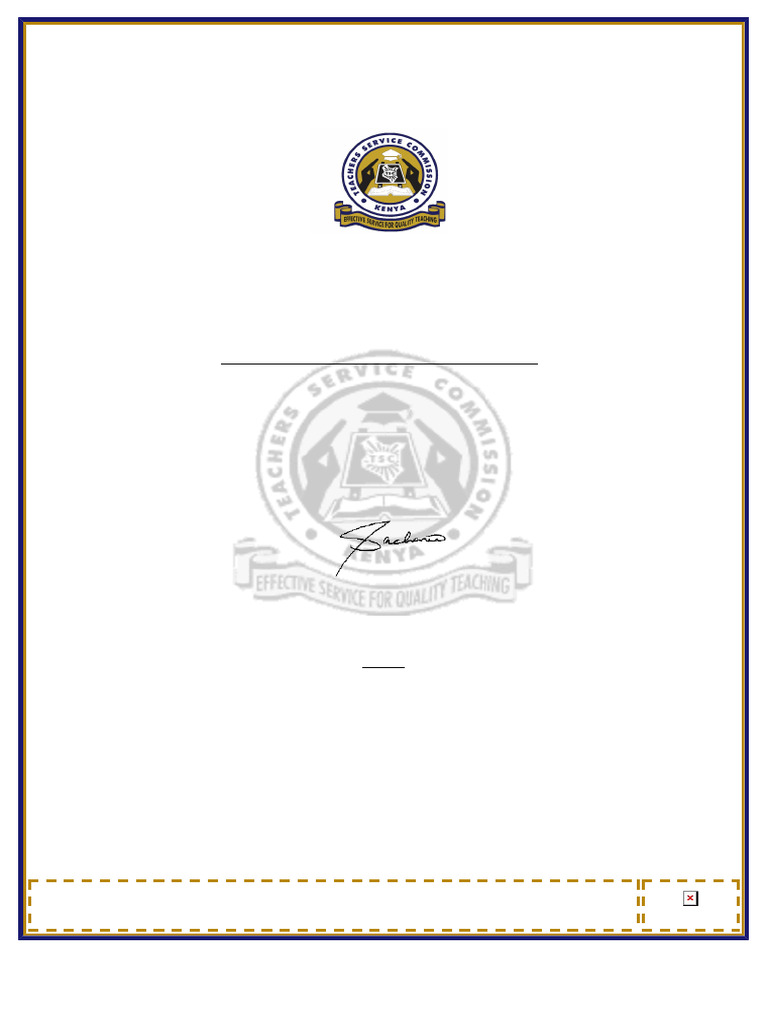 TSC No - 11208 Registration Cert | PDF