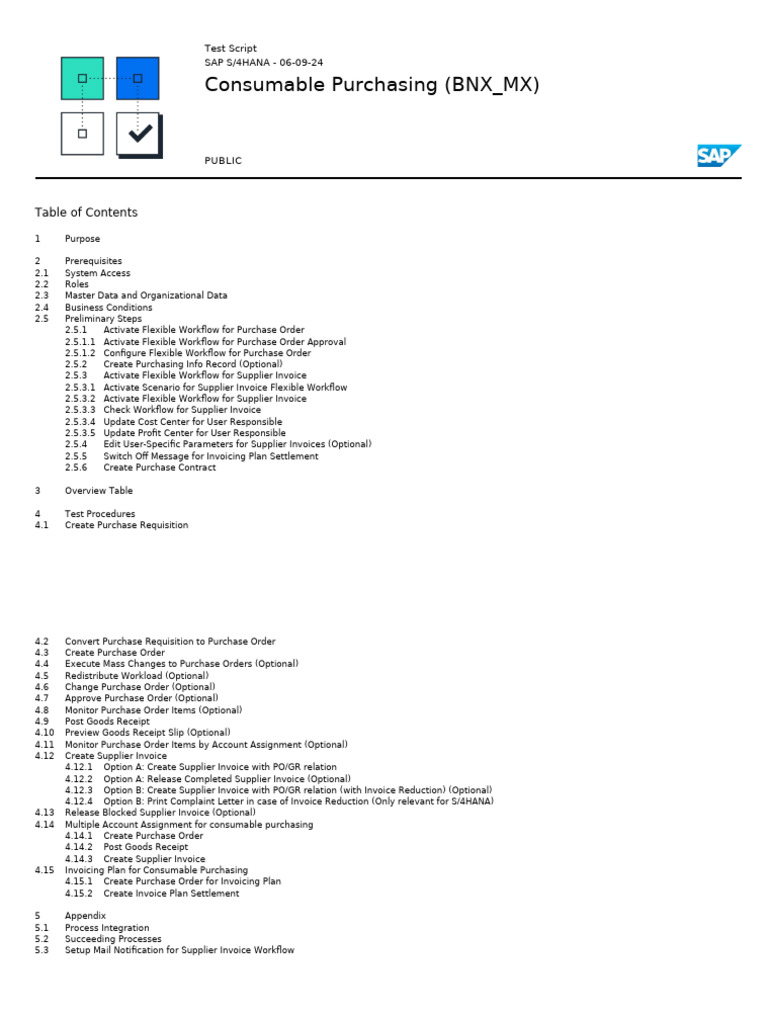 BNX S4hana2023-Fps02 BPD en MX | PDF | Accounts Payable | Receipt