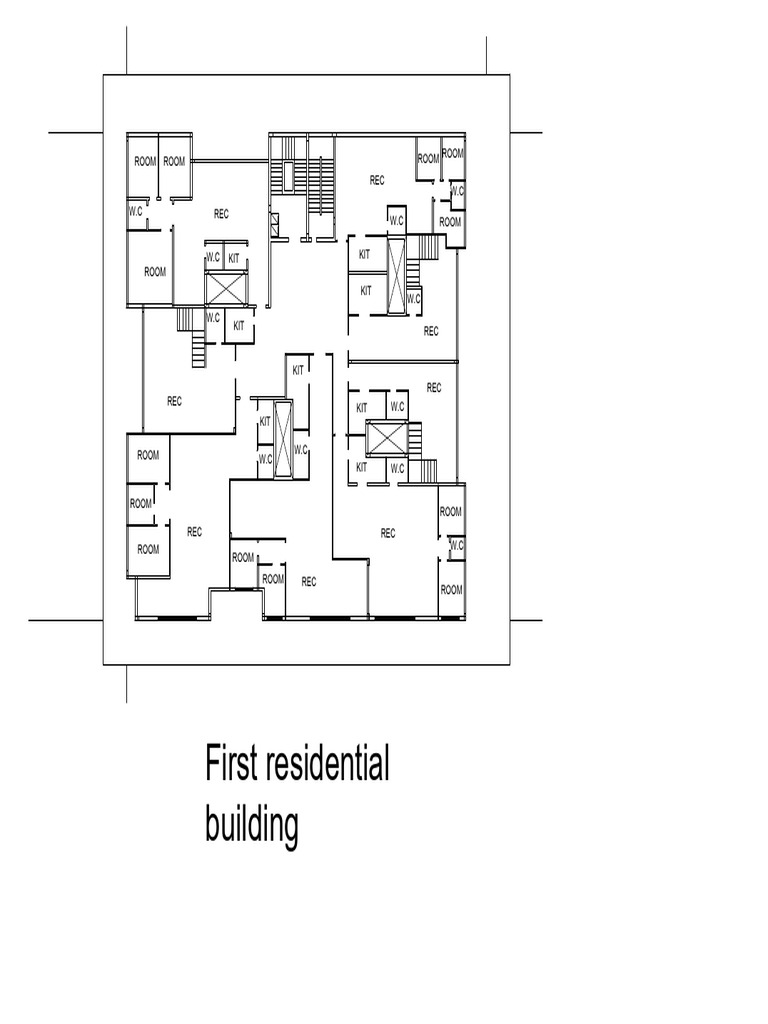 Residential Building Room Layout | PDF