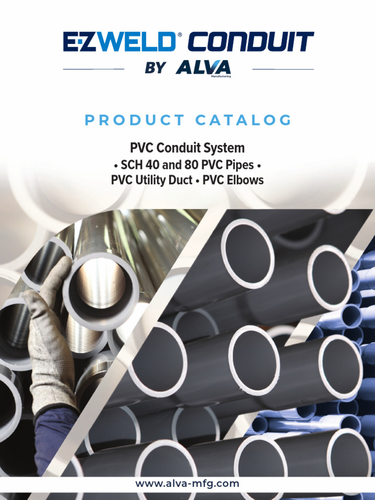 Alva PVC Conduit Product Catalog | PDF | Pipe (Fluid Conveyance ...