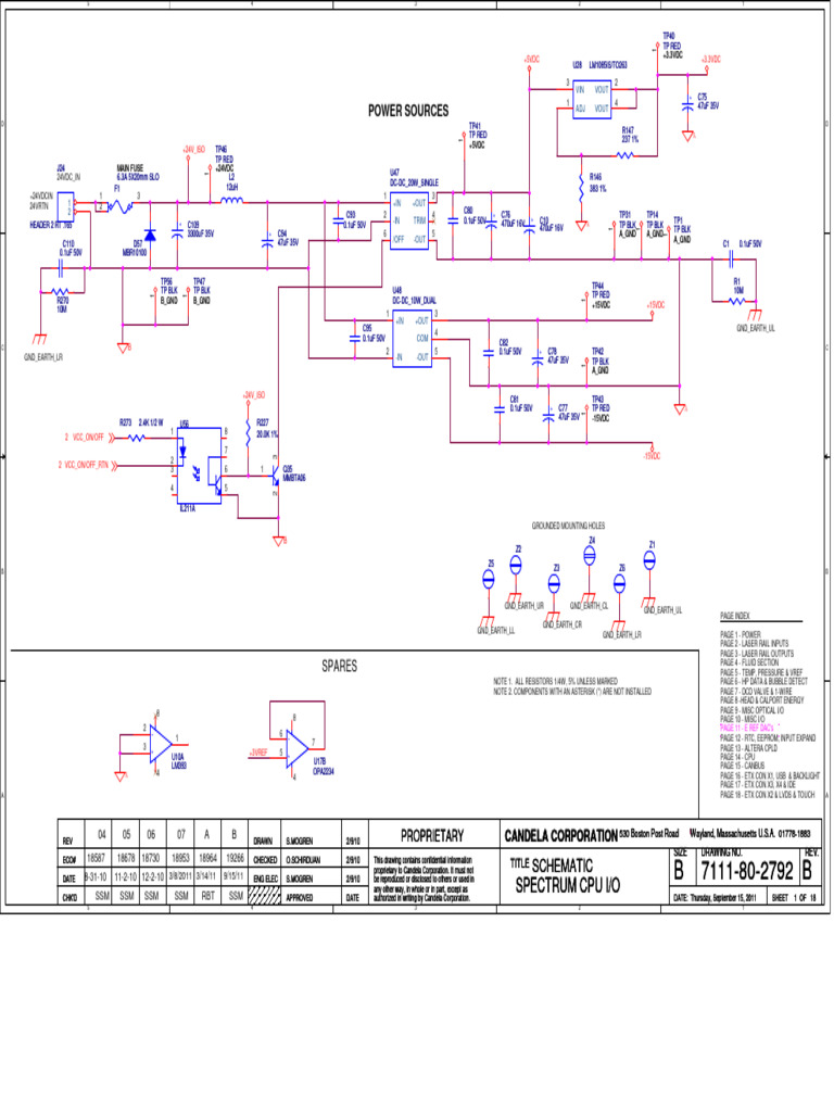 7111-80-2792 CPU Schem | PDF | Electrical Engineering | Computer Hardware