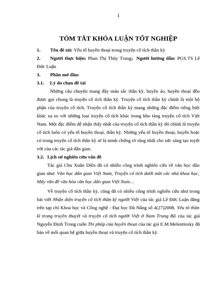 TOM TAT KHOA LUAN TOT NGHIEP | PDF