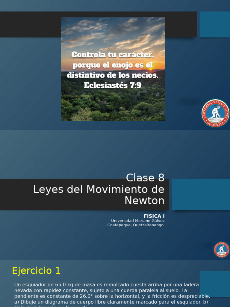 Clase 8- Fuerzas y Leyes de Newton | PDF
