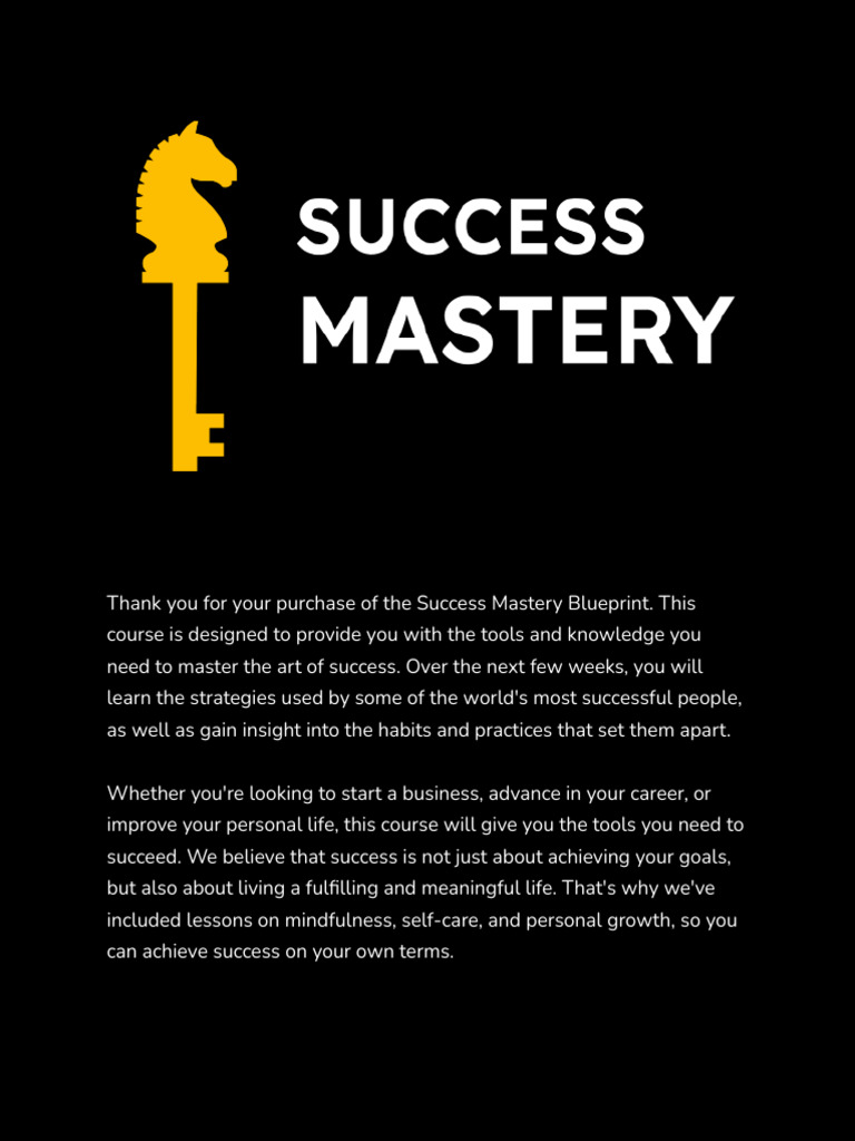 Mental Cashflow Success Blueprint | PDF | Investing | Debt
