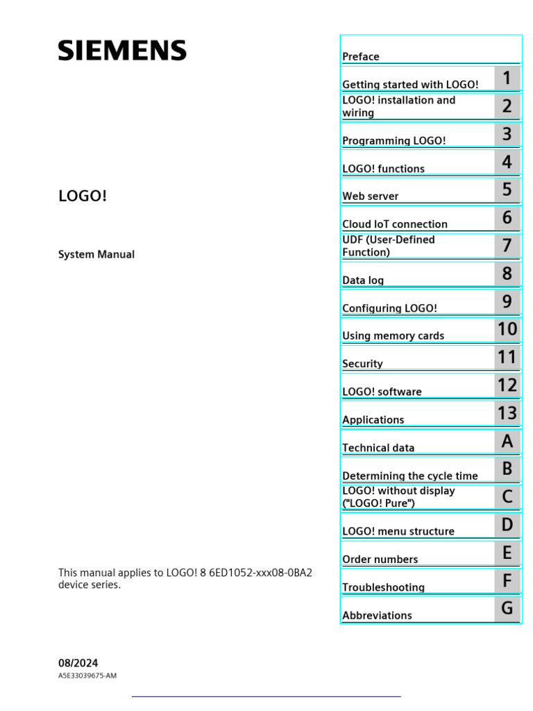 Logo - System - Manual - V8.4 For Logo Soft Comfort V8.4 | PDF ...