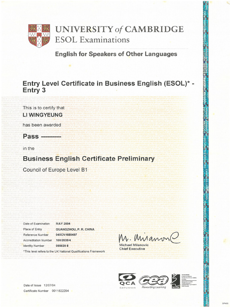BEC English | PDF