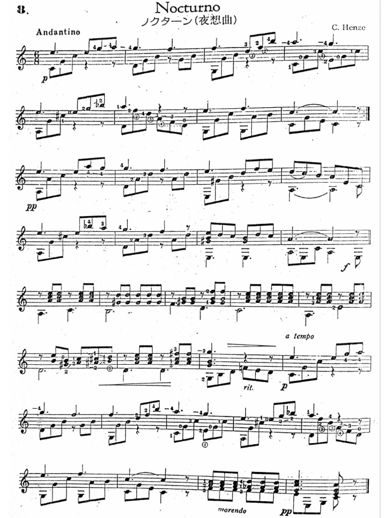 Nocturno (C. Henze) | PDF