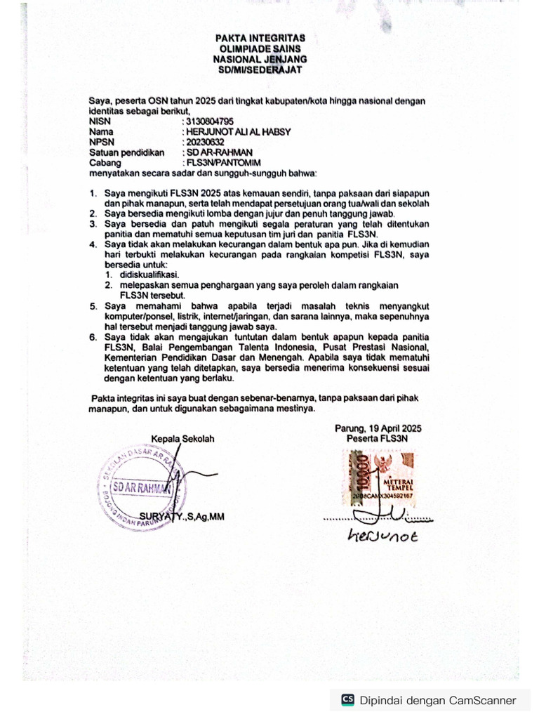 Pakta Herjunot | PDF