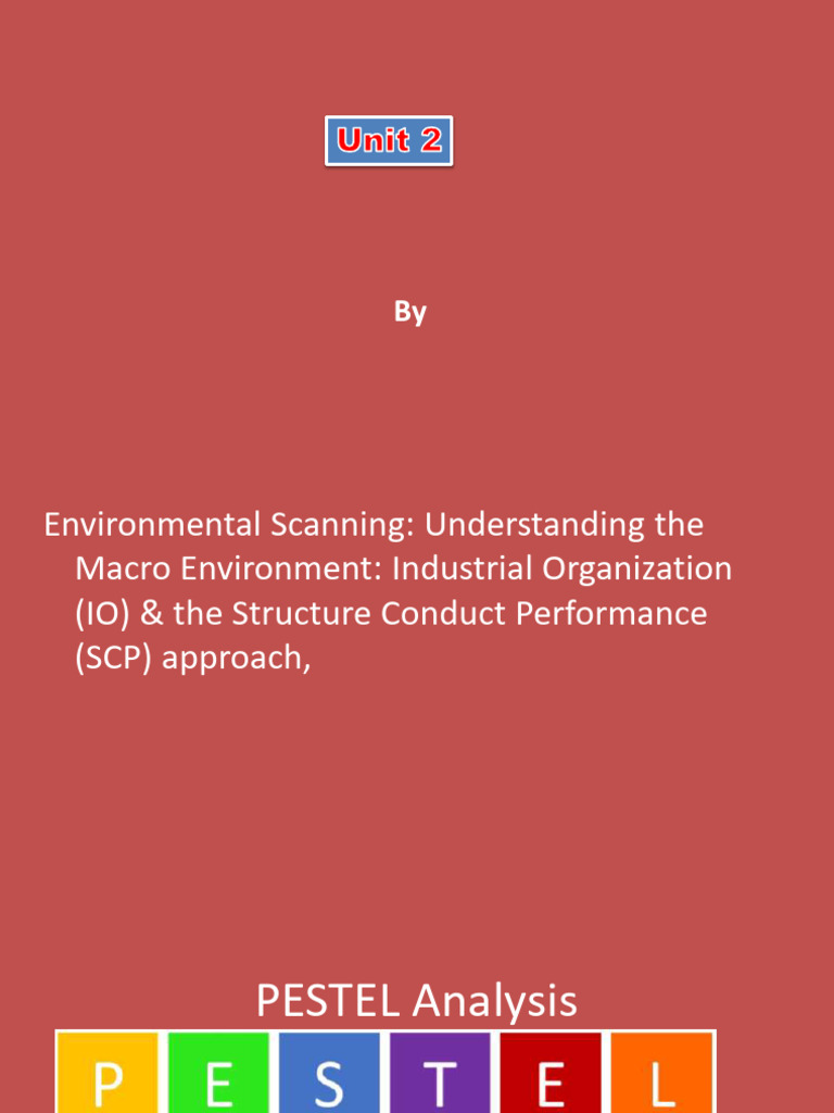 Strategic Management: Environmental Scanning | PDF