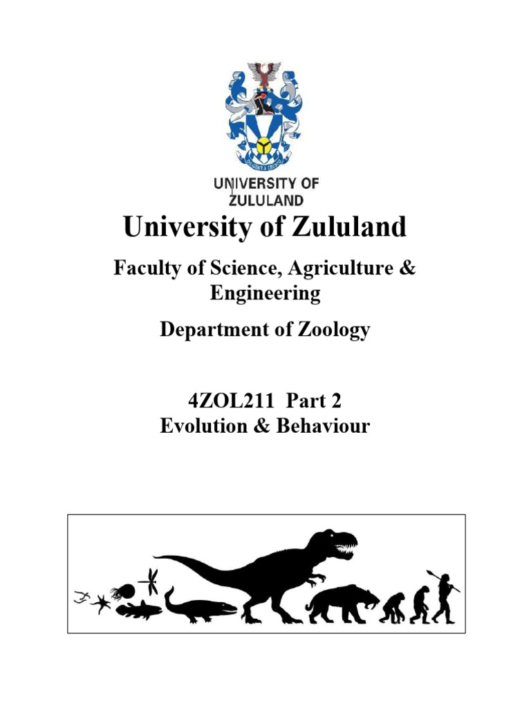Evolution and Animal Behavior Overview | PDF | Natural Selection ...
