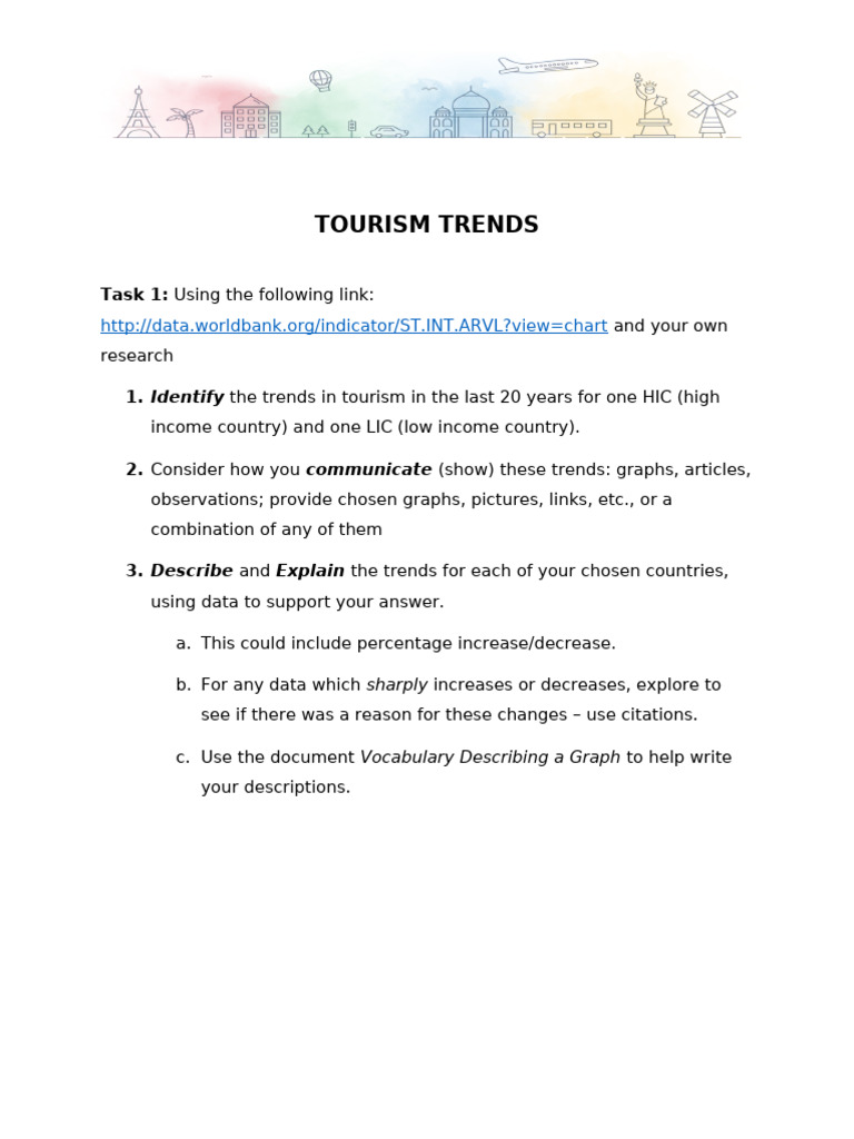 Tourism Trends: HIC vs LIC Analysis | PDF