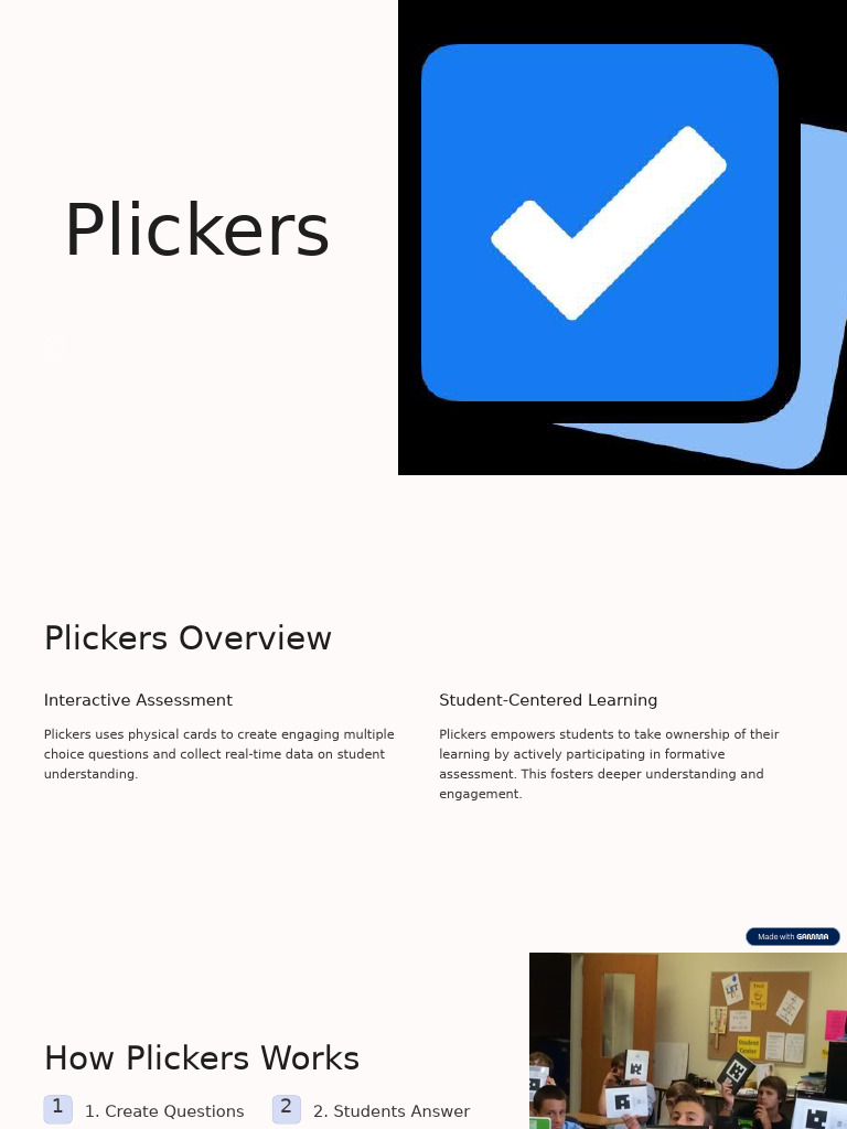 Plickers Engaging Learning Through Technology | PDF | Learning | Teachers