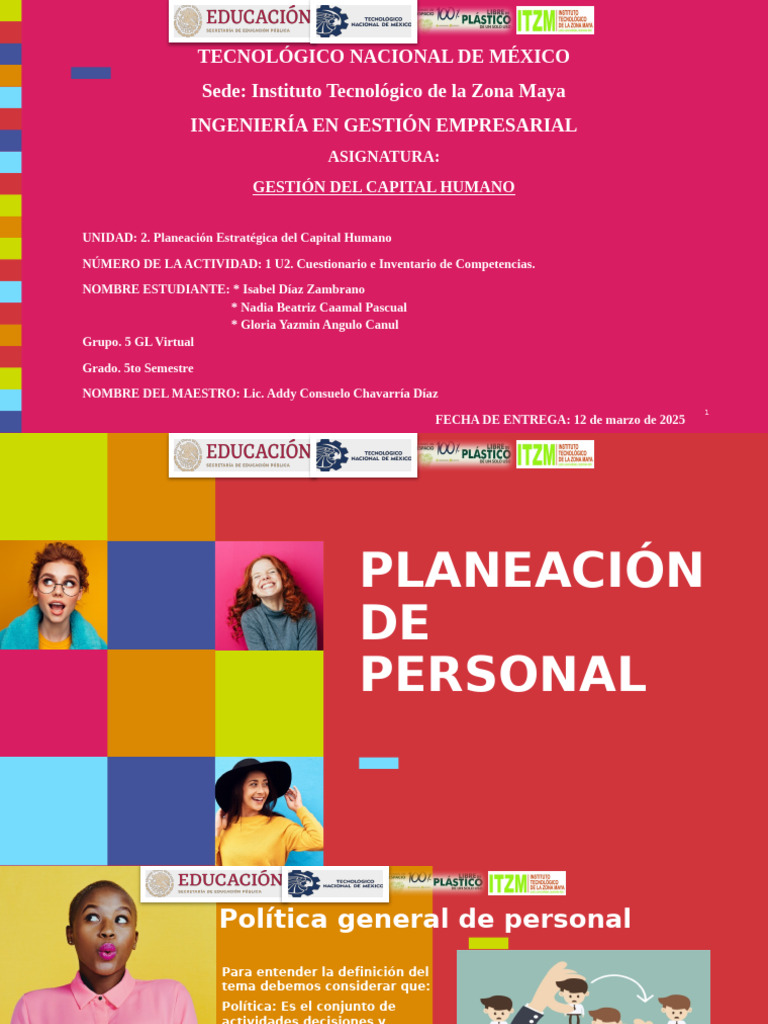 PLANEACIÓN DE PERSONAL Segunda Unidad | PDF | Gestión de recursos ...