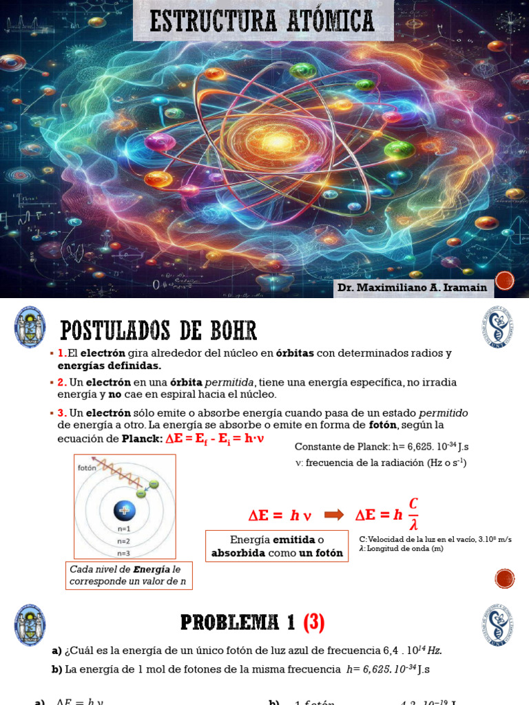 TP Estructura Atómica 2025 | PDF | Configuración electronica | Orbital atómico