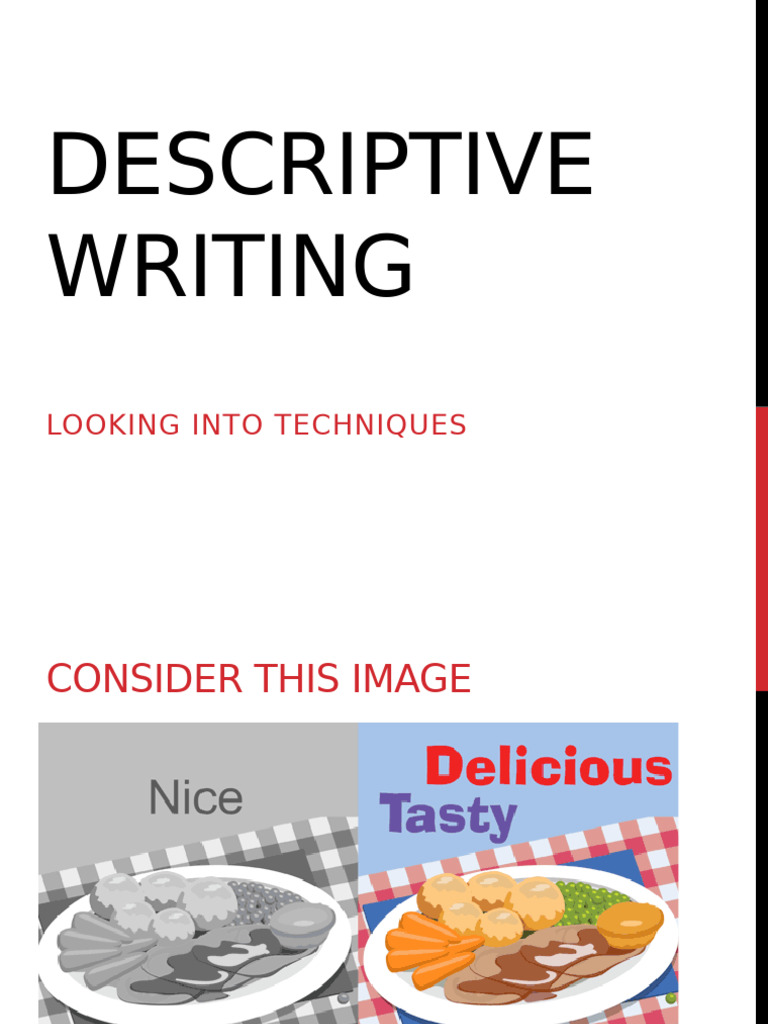 Descriptive Writing | PDF