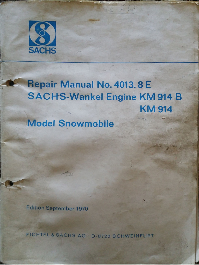 KmM914 Shop Manual | PDF