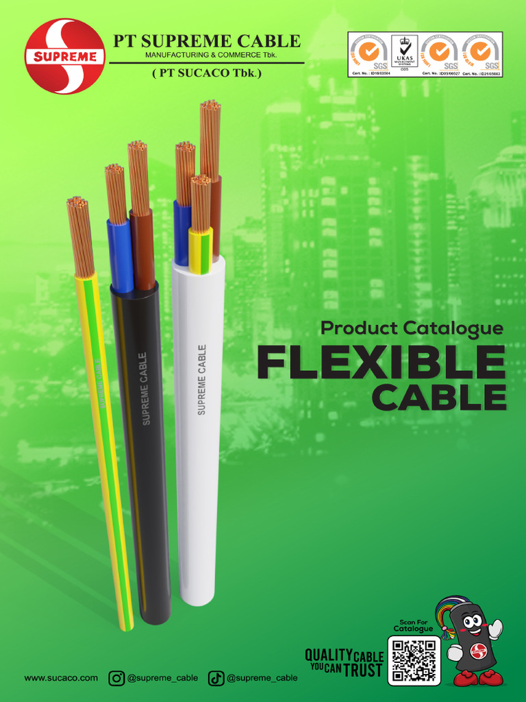 Supreme Cable Product Catalog | PDF | Electrical Wiring | Alternating ...