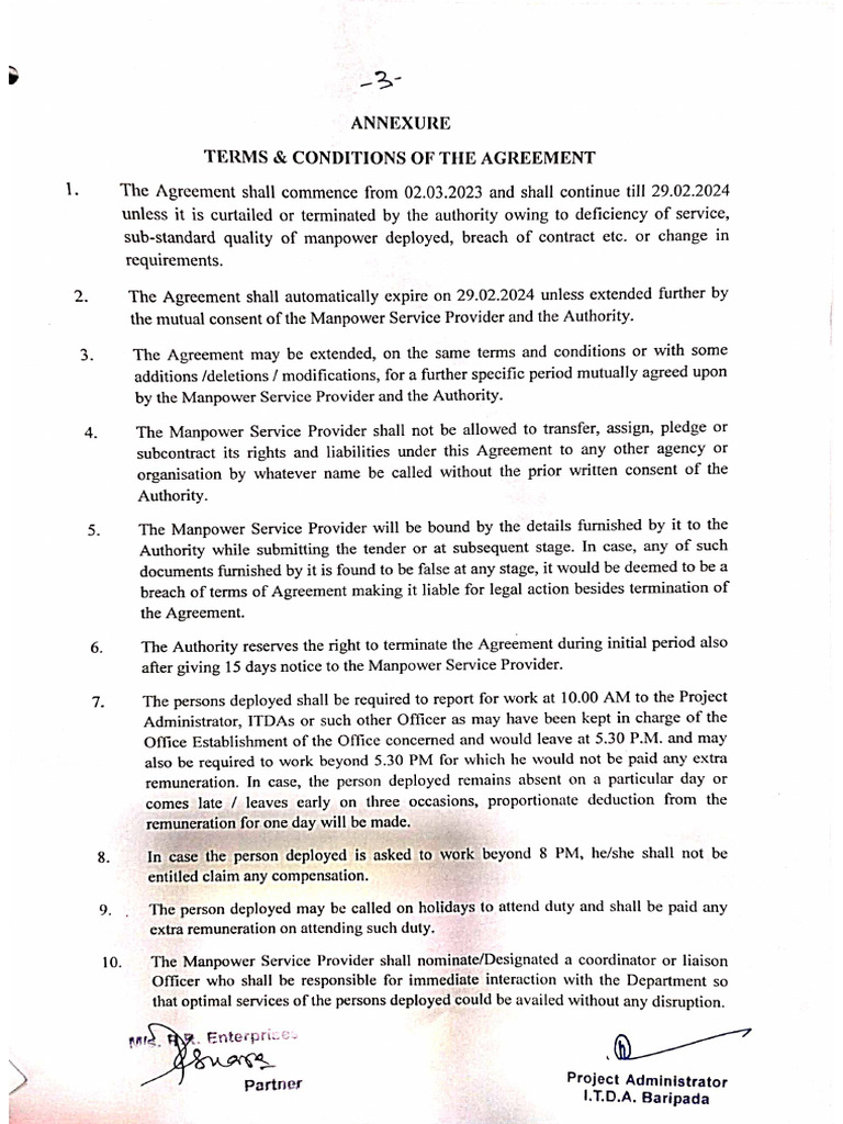 Term Condition | PDF