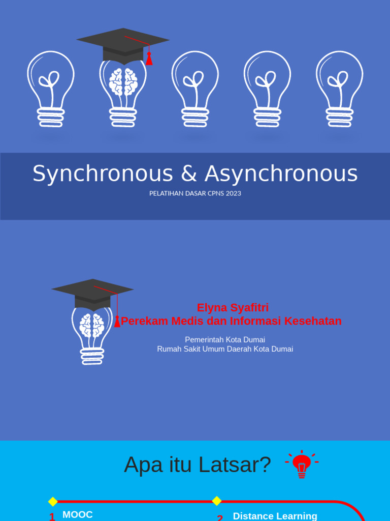 Pengalaman Synchronous Dan Asynchronous | PDF