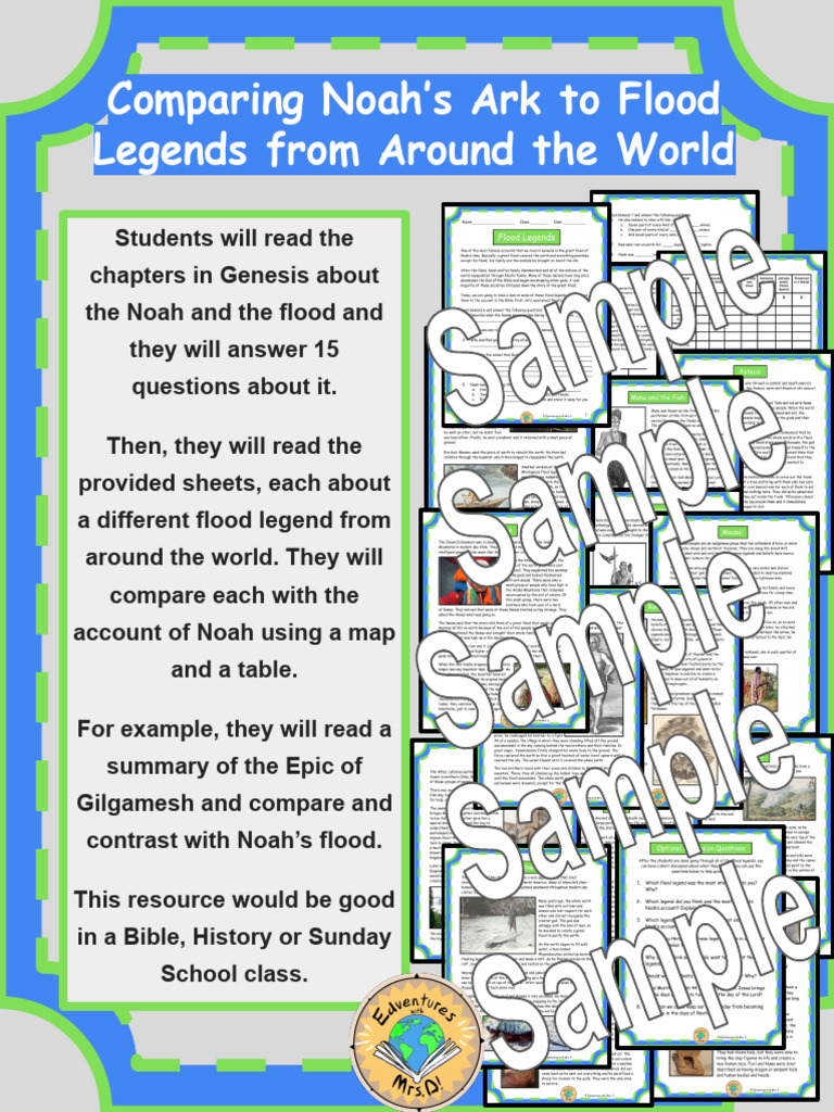 Comparing Noah's Ark To Flood Legends From Around The World | PDF