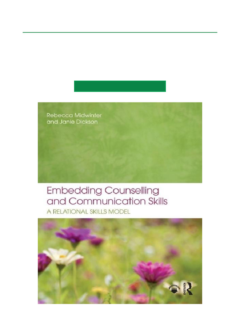 Embedding Counselling and Communication Skills Full Download | PDF | Reflective Practice ...