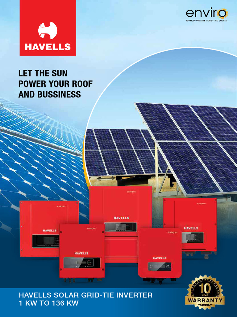 Havells Solar Inverter Product Overview | PDF | Alternating Current ...