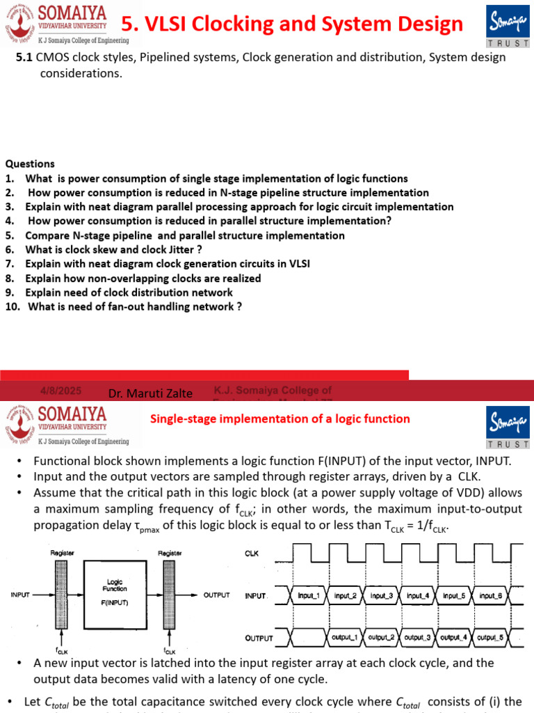 VLSI Clocking and System Design | PDF | Logic Gate | Parallel Computing