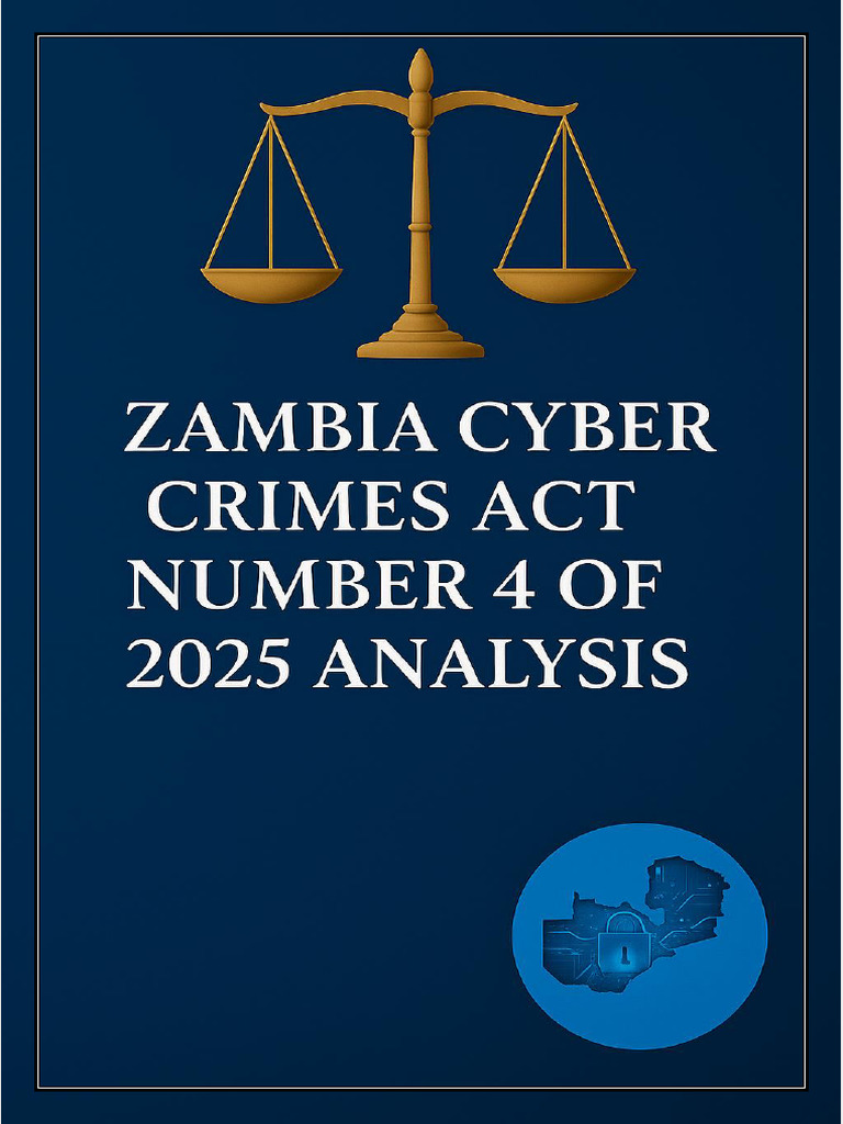 Zambia Cyber Crimes Act Simplified | PDF | Malware | Security