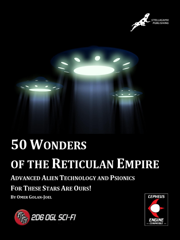 Cepheus Engine - 50 Wonders of the Reticulan Empire [Oef] | PDF | Black Market | Laboratories