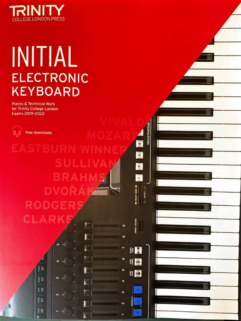 Trinity Initial Grade Keyboard | PDF | Scale (Music) | Minor Scale