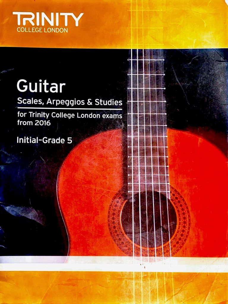 Trinity Guitar Scales, Arpeggios & Studies Initial - Grade 5 | PDF
