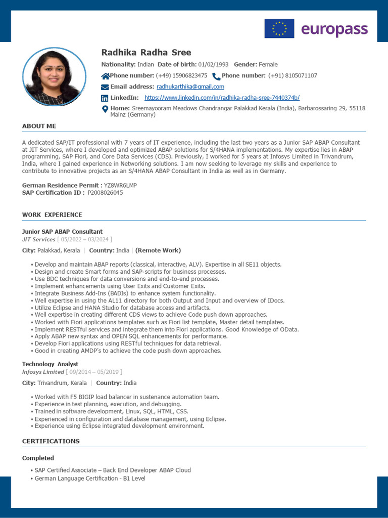 Radhika Radha Sree - Resume | PDF | Software | Software Development