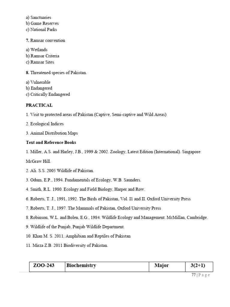 Biochemistry Course Outlines | PDF | Proteins | Lipid