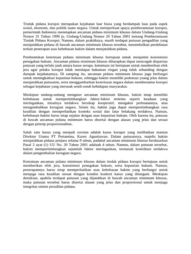 Tindak pidana korupsi intan | PDF