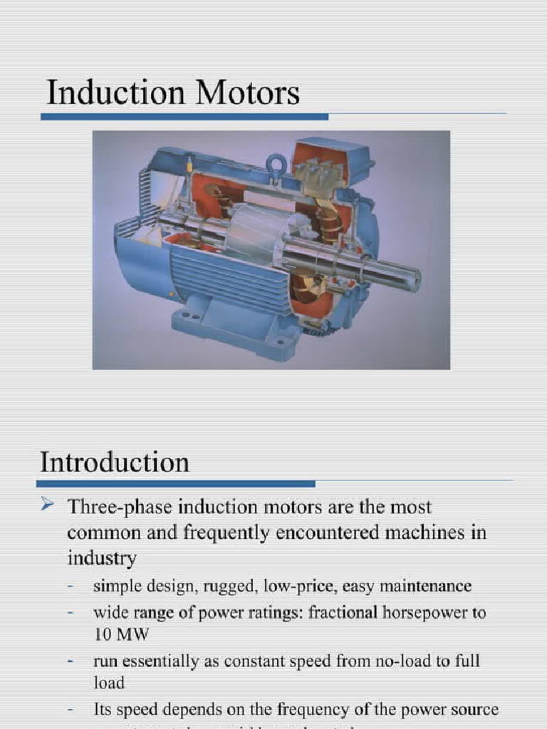 Induction Motor Notes | PDF