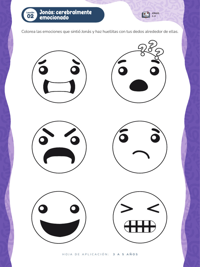 EBDV 2025 PARVULOS - CEREBRALMENTE FELIIIZ - L2 Hoja de Aplicación 3-5 ...