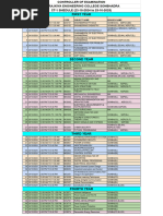 RTU 5th Sem Exam Time Table 2024-25 | PDF | Academic Term | Engineering