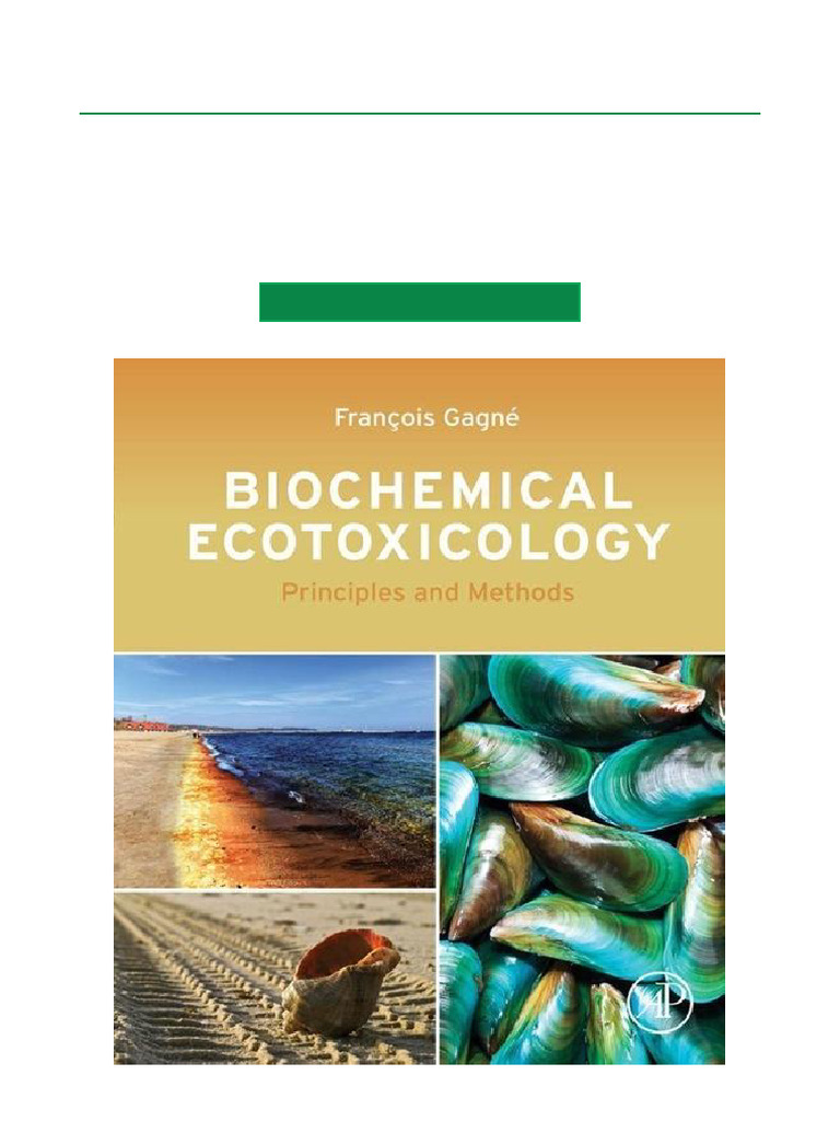 Biochemical Ecotoxicology Principles and Methods High-Quality Download ...
