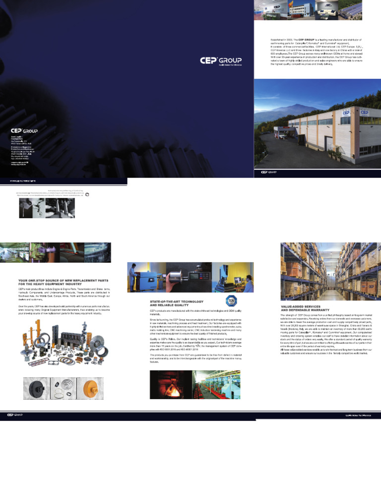 Exhibitor-Collateral-1731496173255-Catalogo Generale CEP Group Exe - Compressed | PDF