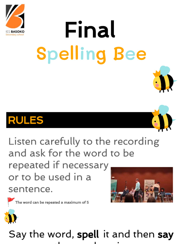 BASOKO Final Spelling Bee Rules | PDF