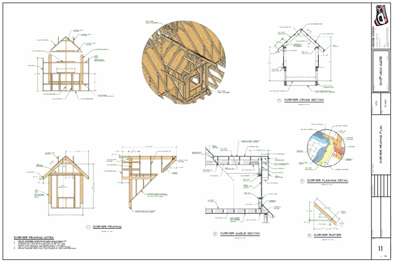 Roof Framing Drawing Sample 1 | PDF | Building Engineering | Structural ...