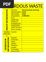 Hazardous Waste Codes | PDF | Waste | Solvent